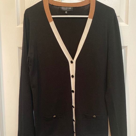 Jones New York | Sweaters | Jones New York Black Cardigan | Poshmark